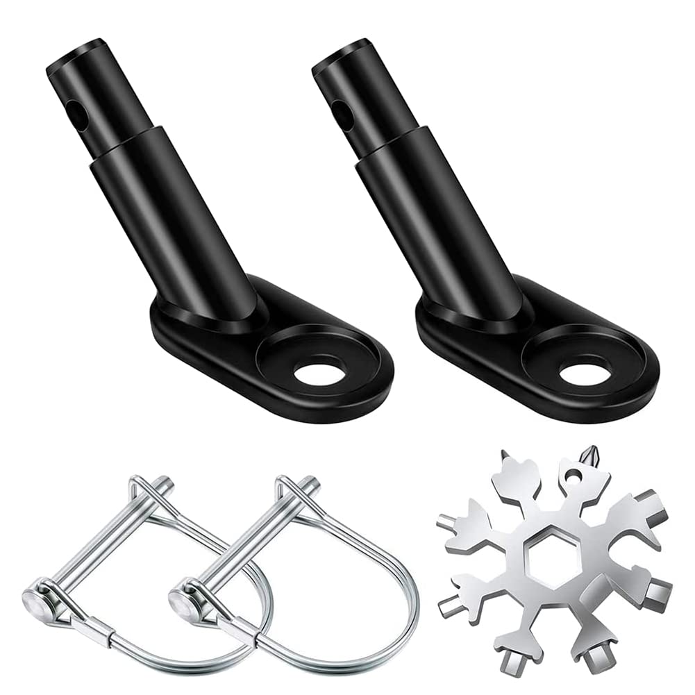 Lodokdre Bicycle Trailer Coupling Bicycle Towing Hitch with Locking Pin for Baby Trailer Traction Head with Snowflake Tool