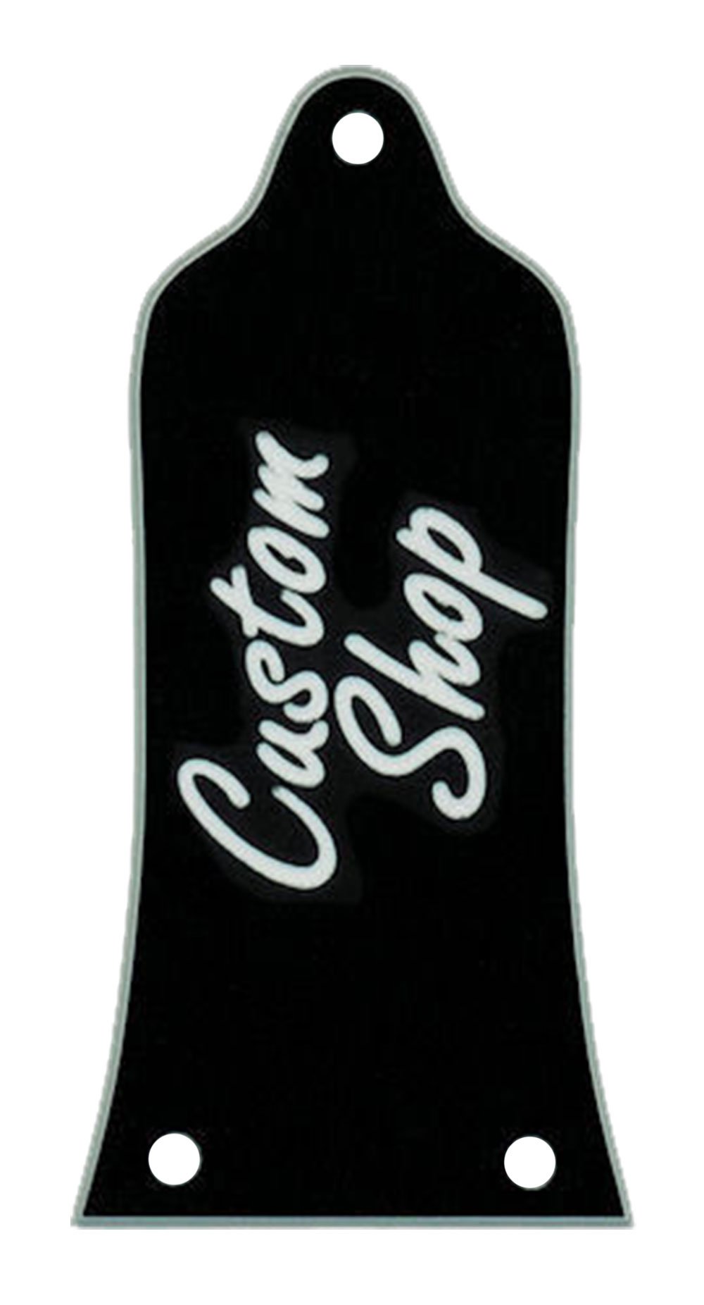 guitar parts TRUSS ROD COVER Engraved Fits EPIPHONE, CUSTOM SHOP BLACK