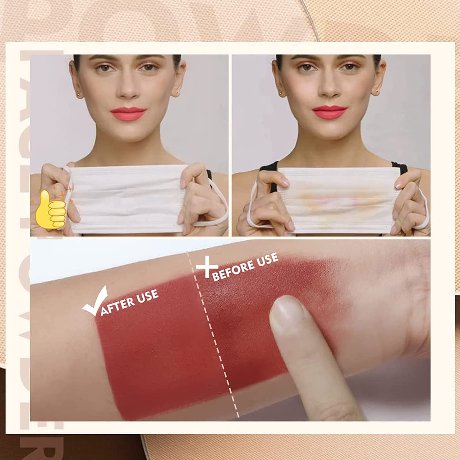 Oil Control Face Pressed Powder, Matte Smooth Setting Powder Makeup, Waterproof Long Lasting Finishing Powder, Silk Soft Mist Lightweight Face Cosmetics, Natural Beige
