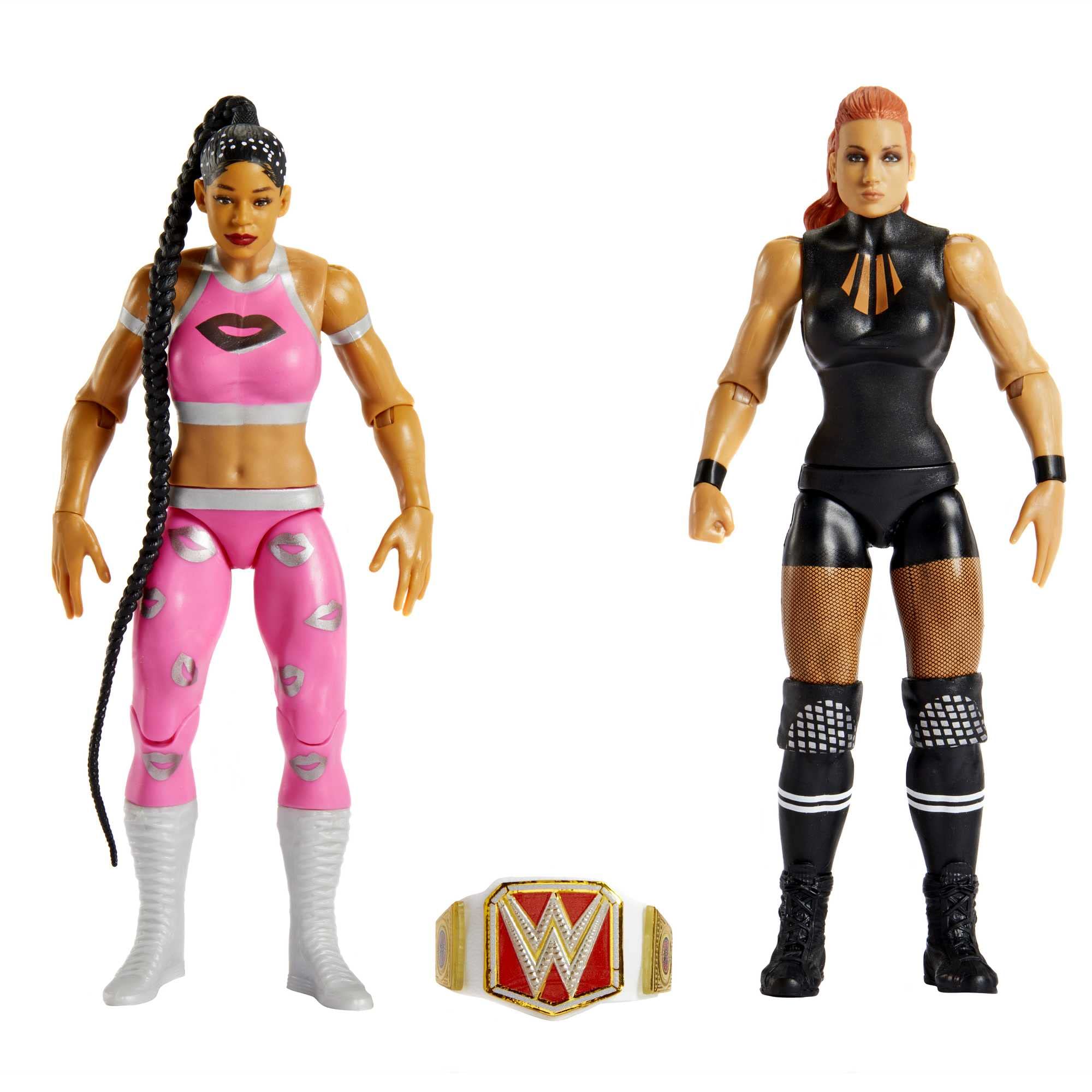 Mattel WWE Big E vs Bobby Lashley Championship Showdown Action Figure 2-Pack with Mattel WWE Championship, 6-inch