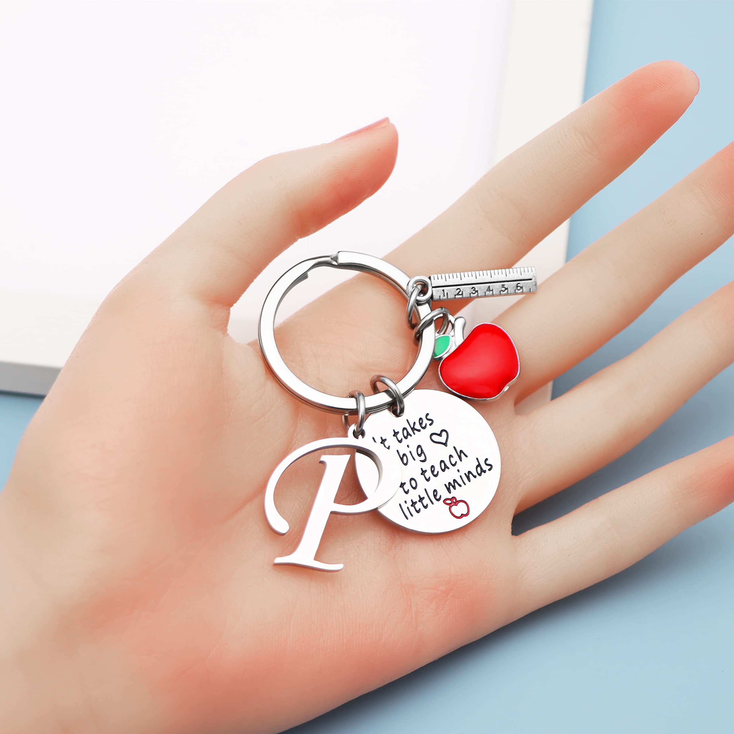 JRXOO Teacher Appreciation Gift Thank You Gift For Teacher Best Teacher Gift Graduation Gift For Teacher Keychain (V)