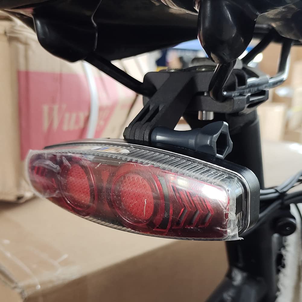 LILYRIN Electric Bicycle Tail Light Bracket Rear Light Bracket Bicycle Camera Holder Bike Bracket for Bicycle Accessories