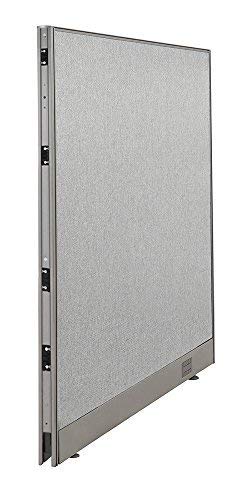 GOF 4Ft Single Office Partition, Large Fabric Room Divider Panel, Custom Built Workstation (48" w x 48" h)
