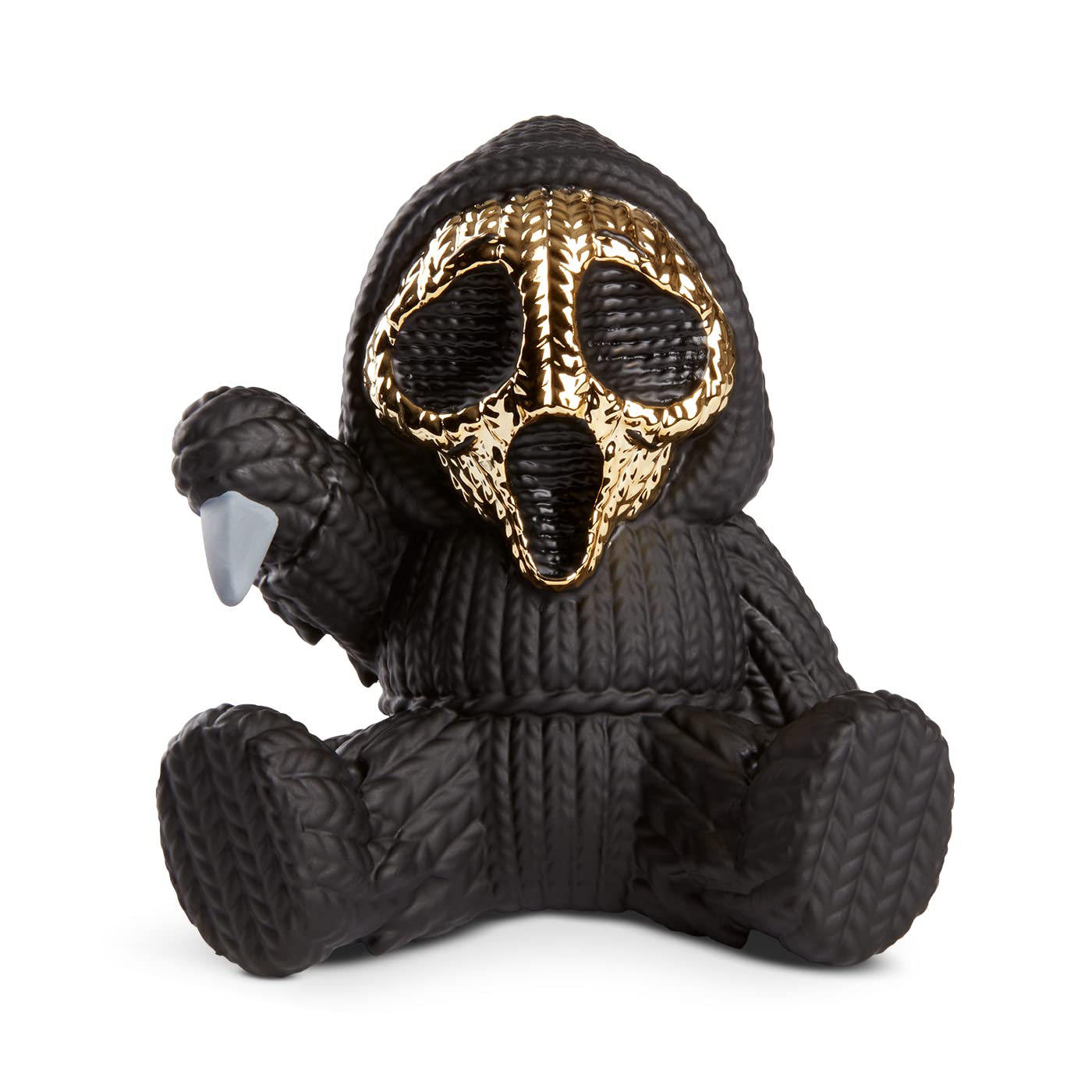 Handmade by Robots Ghost Face Chrome Gold Vinyl Figure