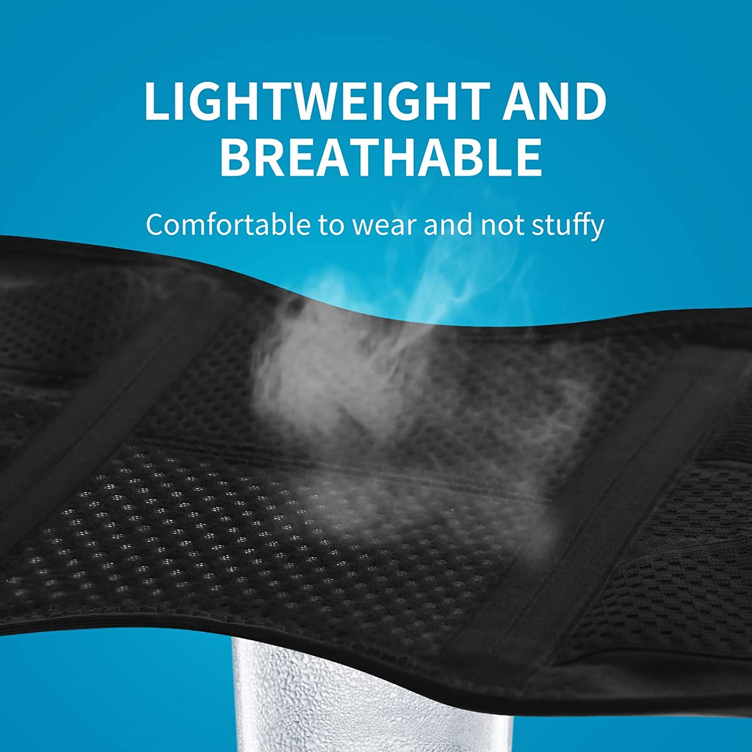 KOKIXEOT Knee Brace with Side Stabilizers for Men and Women, Breathable & Adjustable Knee Support for Meniscal Tear Knee Pain Arthritis Injuries Recovery (Medium)