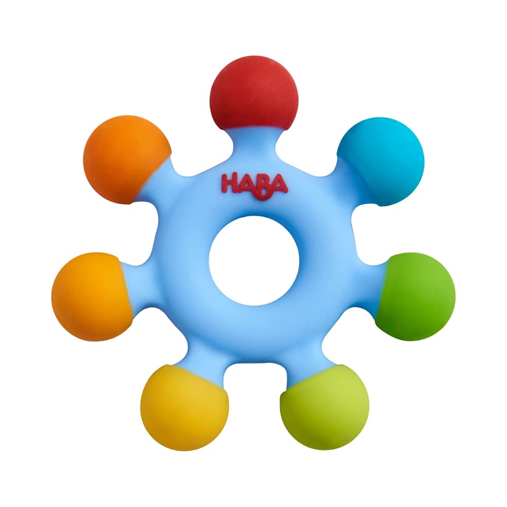 HABA Clutching Toy Color Wheel - Silicone Teether