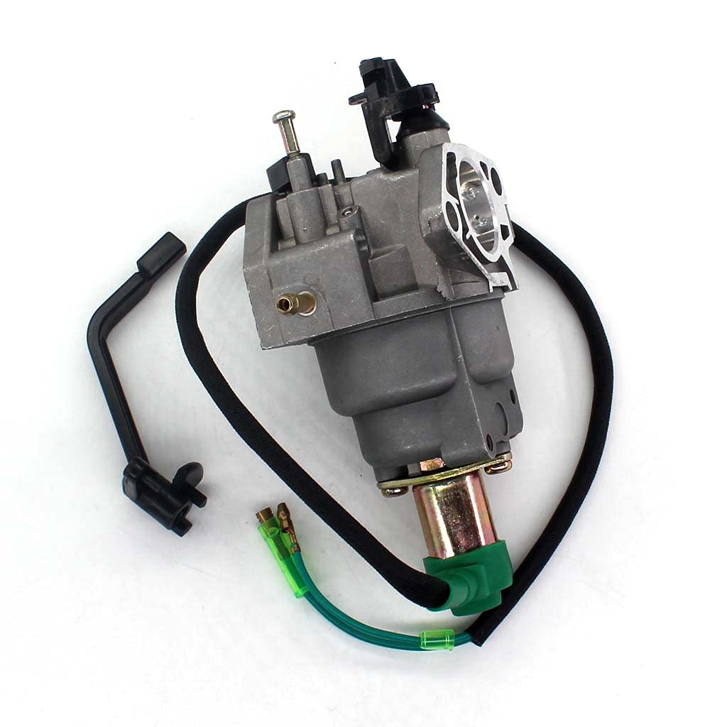HURI Carburetor Carb with Lever Choke + Intake Manifold Gasket + Spark Plug for Generac Honeywell Sycamore Generator