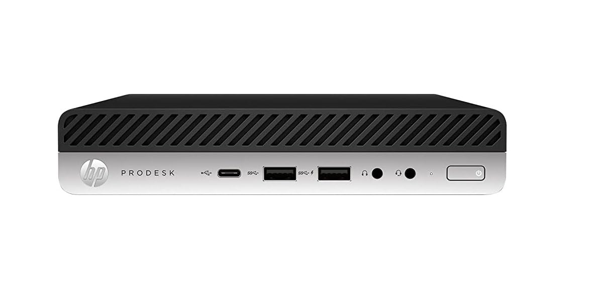 HP Premium Prodesk 600 G4 Business Mini Desktop Performance PC (Intel Six-Core i5-8500T, 16GB DDR4 RAM, 512GB SSD UHD 630) USB Type-C, VGA, DisplayPort, RJ-45, Windows 11 Professional (Renewed)