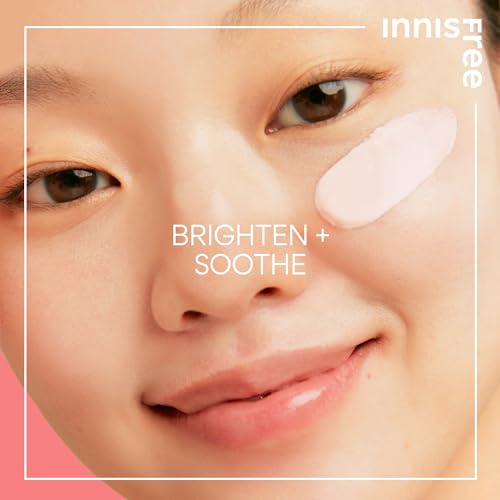 innisfree Cherry Blossom Glow Tone-Up Cream with Niacinamide for Bright, Even Skin Tone, Korean Skincare Gel Moisturizer for Face (Packaging May Vary)