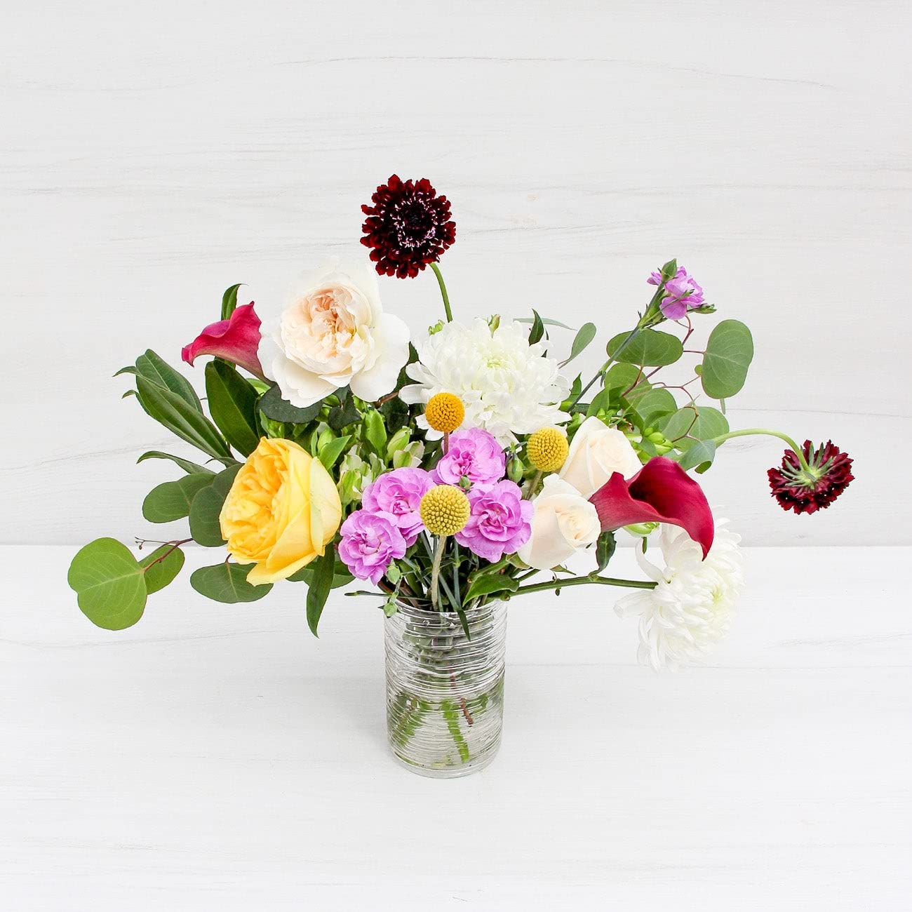 Gift 6 Months of Fresh Flower Bouquets. 20-25 PREMIUM Mixed Flower Varieties, Beautiful Box with Each Delivery.