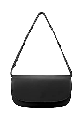 Melie Bianco Inez Bag - Luxury Vegan Leather Purse - Convertible Vegan Designer Purse - Shoulder & Crossbody Straps