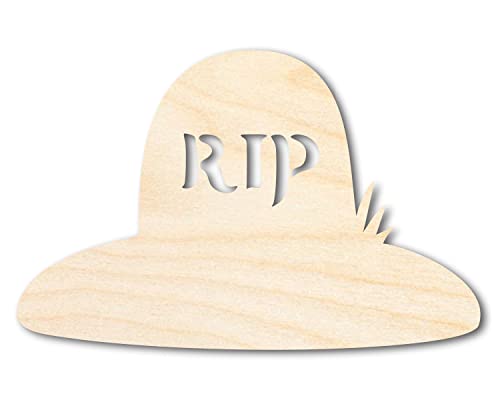 Unfinished Wood RIP Grave Shape - Craft - up to 36" 24" / 1/8"