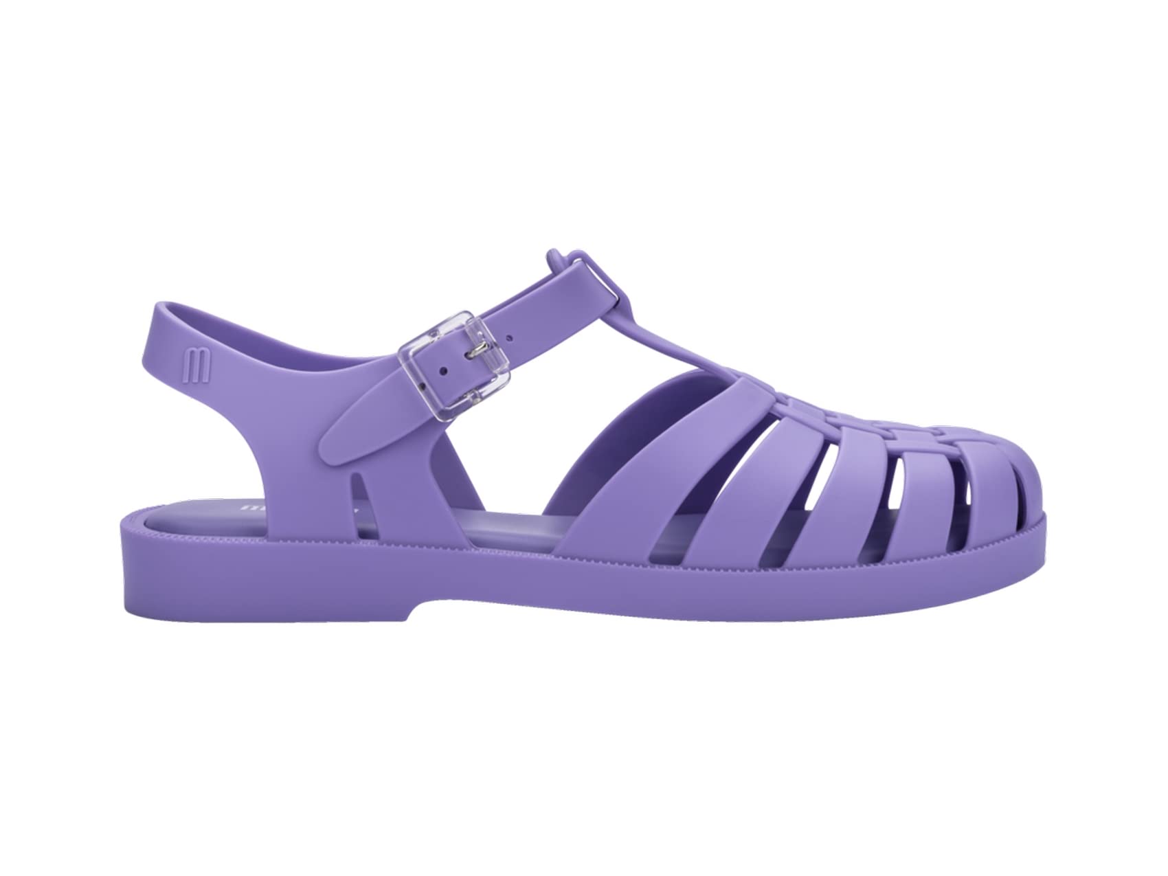 Melissa Possession Jelly Sandal for Women - The Iconic 90s Original Jelly Shoe, Fishermanâs Sandal with Adjustable Strap and Side Buckle, Lilac, 7