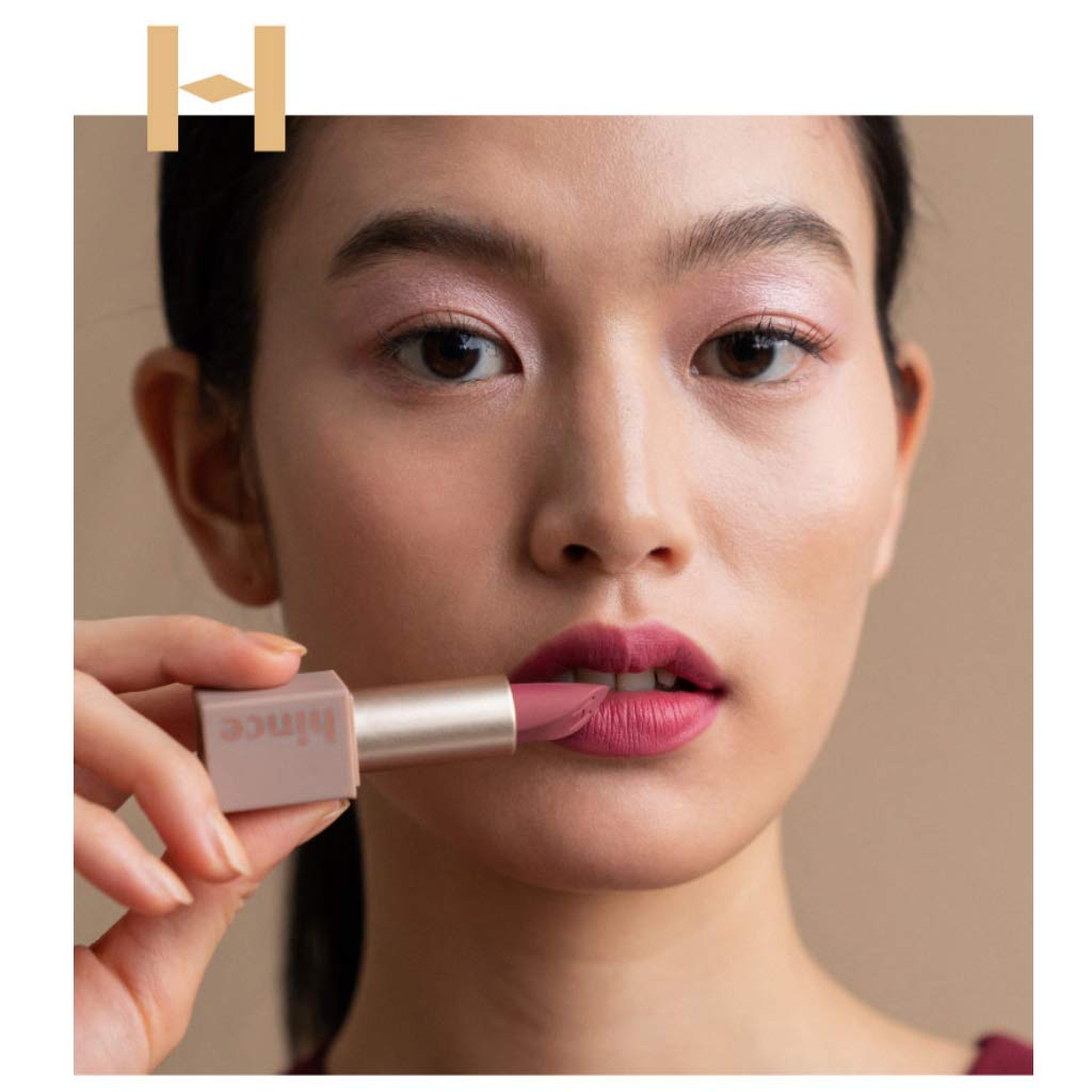 HINCE Mood Enhancer Matte 3.5g - Soft Matte Velvet Lipstick with Rich Color, Flake-Free, Slim Fitting Texture, Dense and Sensuous Mood Enhancing Color Spectrum (True Imagine)