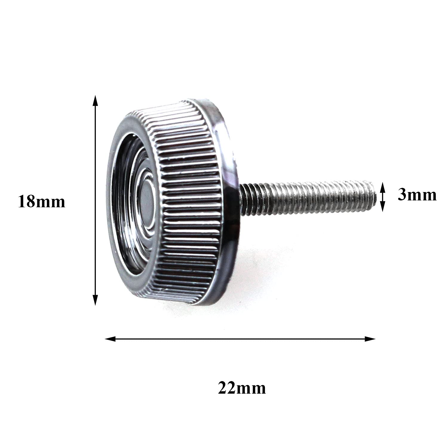 heyous 20pcs Fishing Spinning Reel Handle Screw Caps with Gaskets Tackle Tool Fishing Accessories