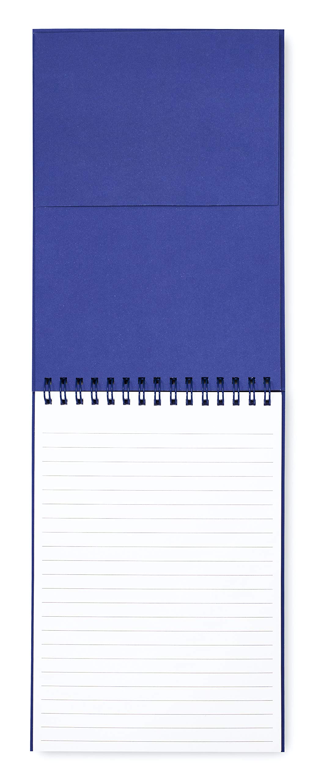 Kate Spade New York Small College Ruled Notebook, Top Spiral Notebook with 112 Pages, 8.5" x 5.5" Writing Pad, Spring Plaid