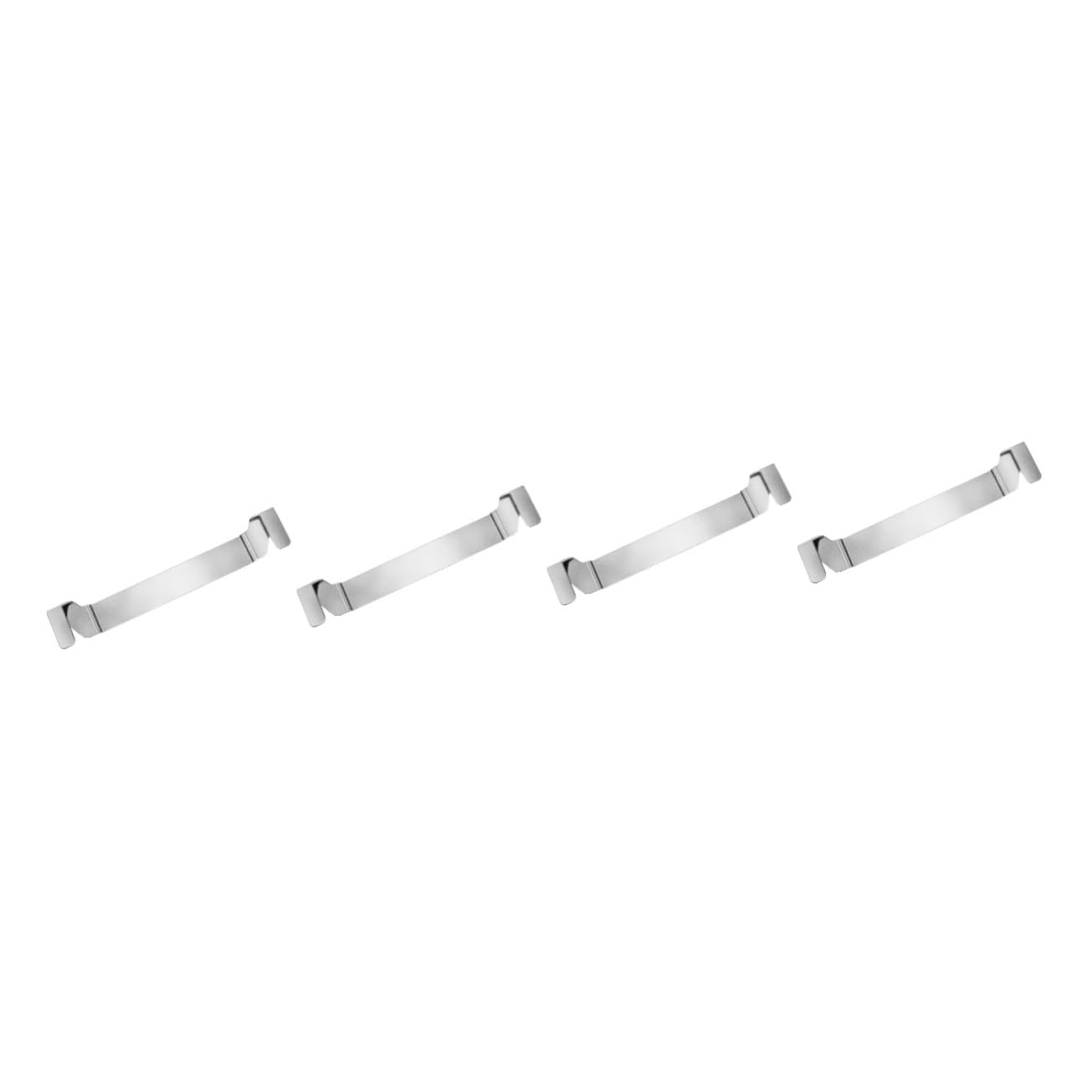 Happyyami 4pcs Griddle BBQ Essentials Barbecue Spatula Rack Baking Pan Spatula Rack BBQ Tool Holder Spatula Hanger pan Spatula Holder Chef Tools Stainless Steel Portable Small Baking Dish