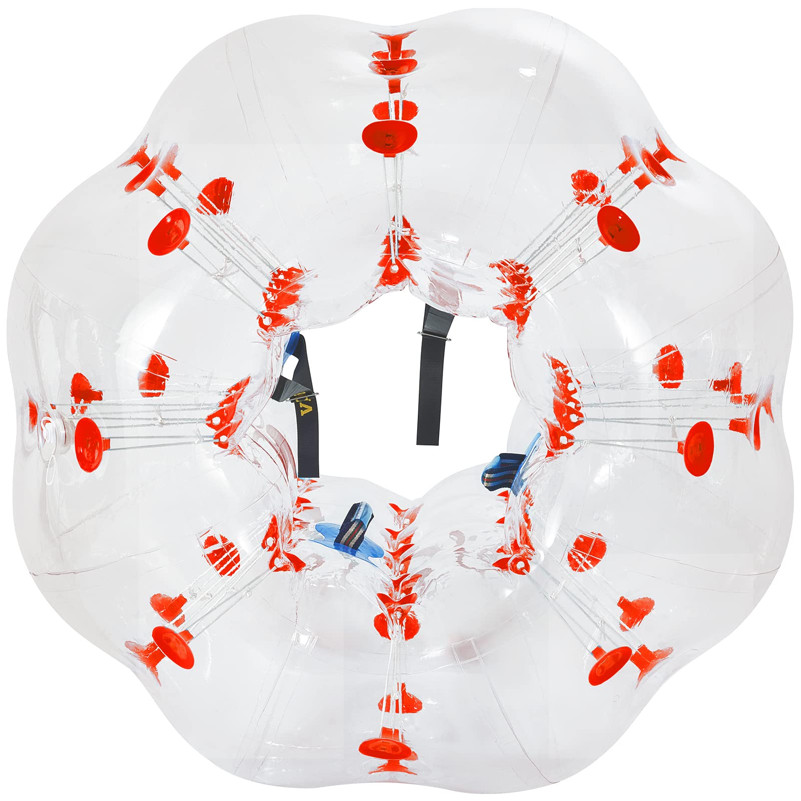 Happybuy Inflatable Bumper Ball 4 FT / 1.2M Diameter, Bubble Soccer, Blow It Up in 5 Min, Inflatable Zorb Ball for Adults or Children