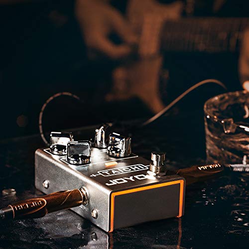 JOYO R-02 Tai Chi Low Gain Overdrive Pedal Bundle with JP-03 DC 9V 2A Pedal Power Supply