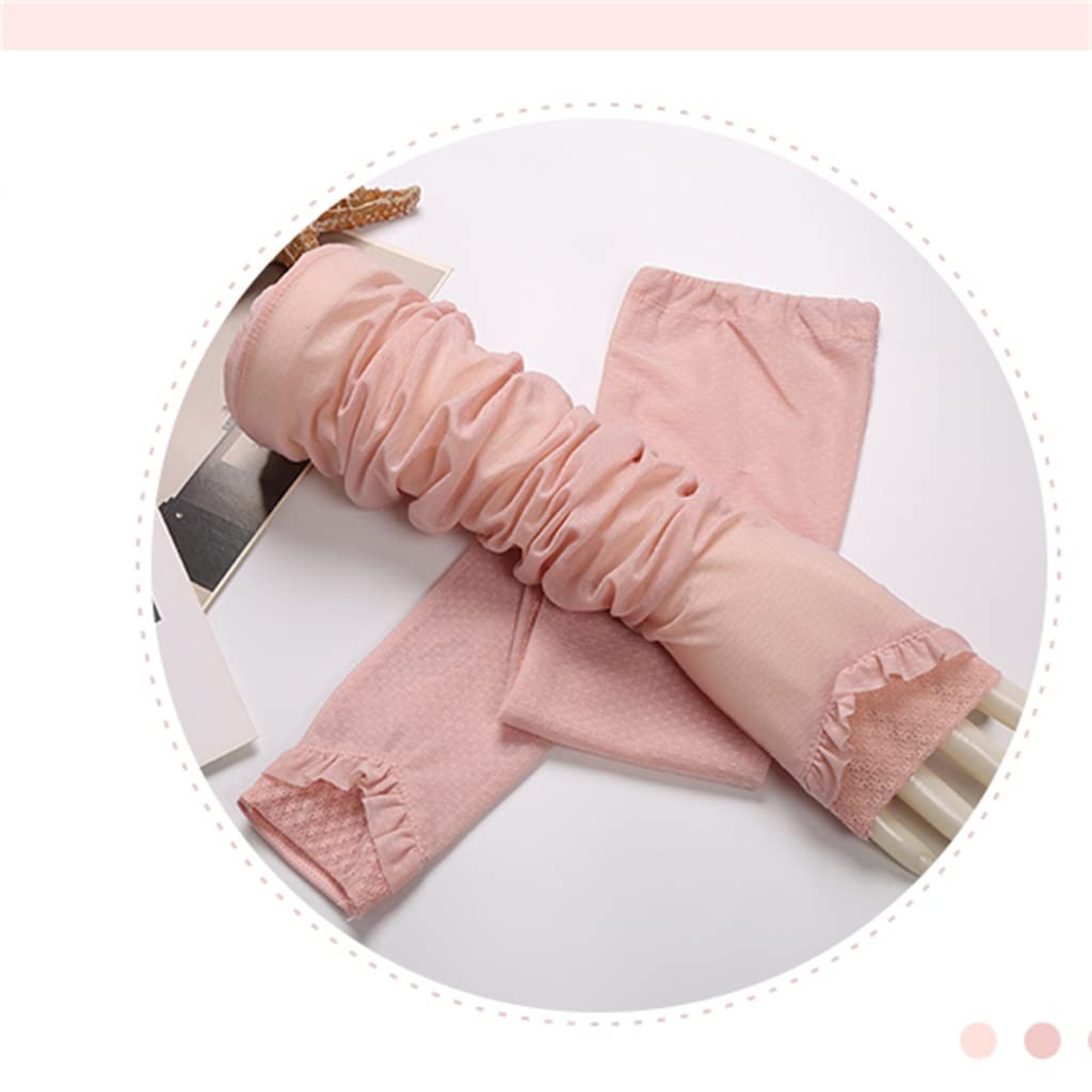 Loose Ice Sleeve Gloves Half Finger Thin Sleeve Sleeve Artifact Summer Lady Driving and Cycling (Color : A, Size : 54 * 7cm)