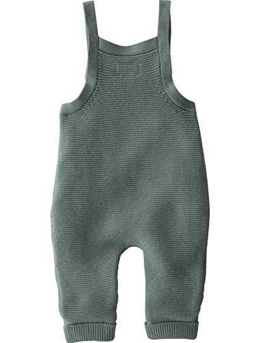 little planet by carter's unisex-baby Organic Cotton Sweater Knit Overalls, Sugar Pine, 18 Months