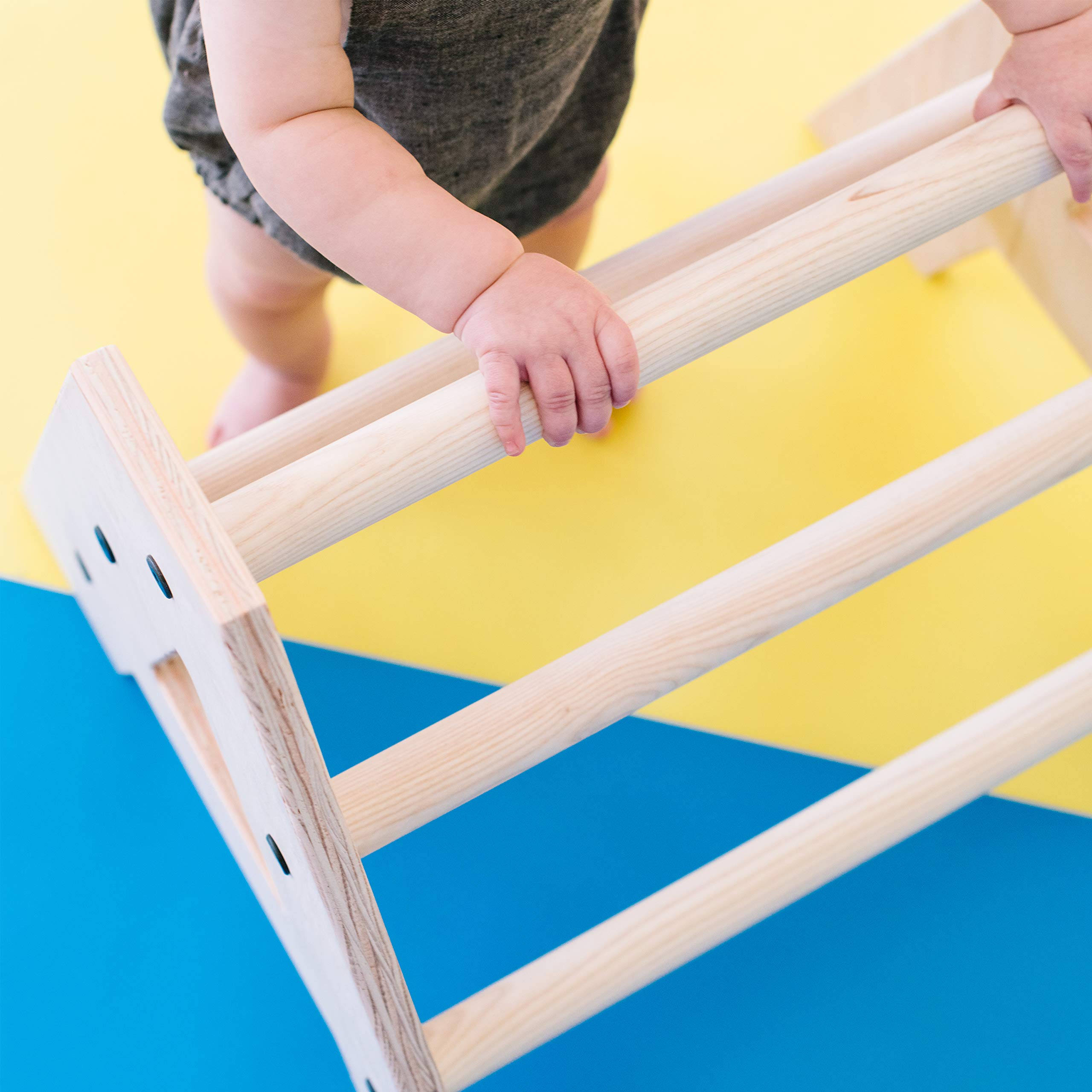 Homi Baby Mini Climbing Triangle - Perfect to Help Little Ones Build Strength to Stand - Made in The USA