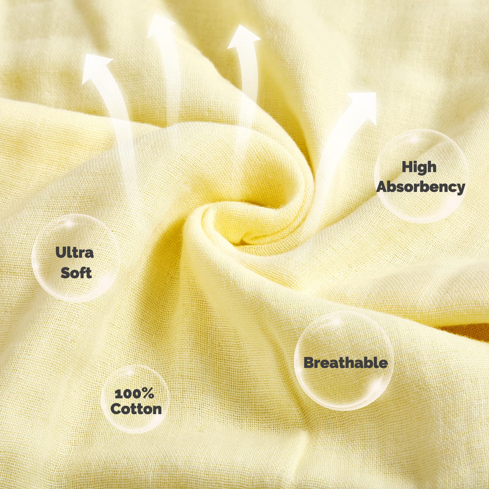 luxury little Diaper Caddy Organizer and Muslin Burp Cloths
