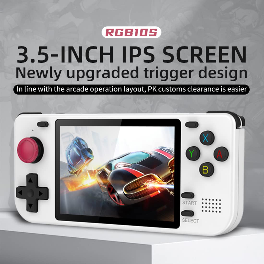 JoySeed Powkiddy RGB10S Handheld Arcade Game Console with 40,000 Games, 256G Retro Portable RK3326 Game Console, (HPOHEFKR4915854VIK2)