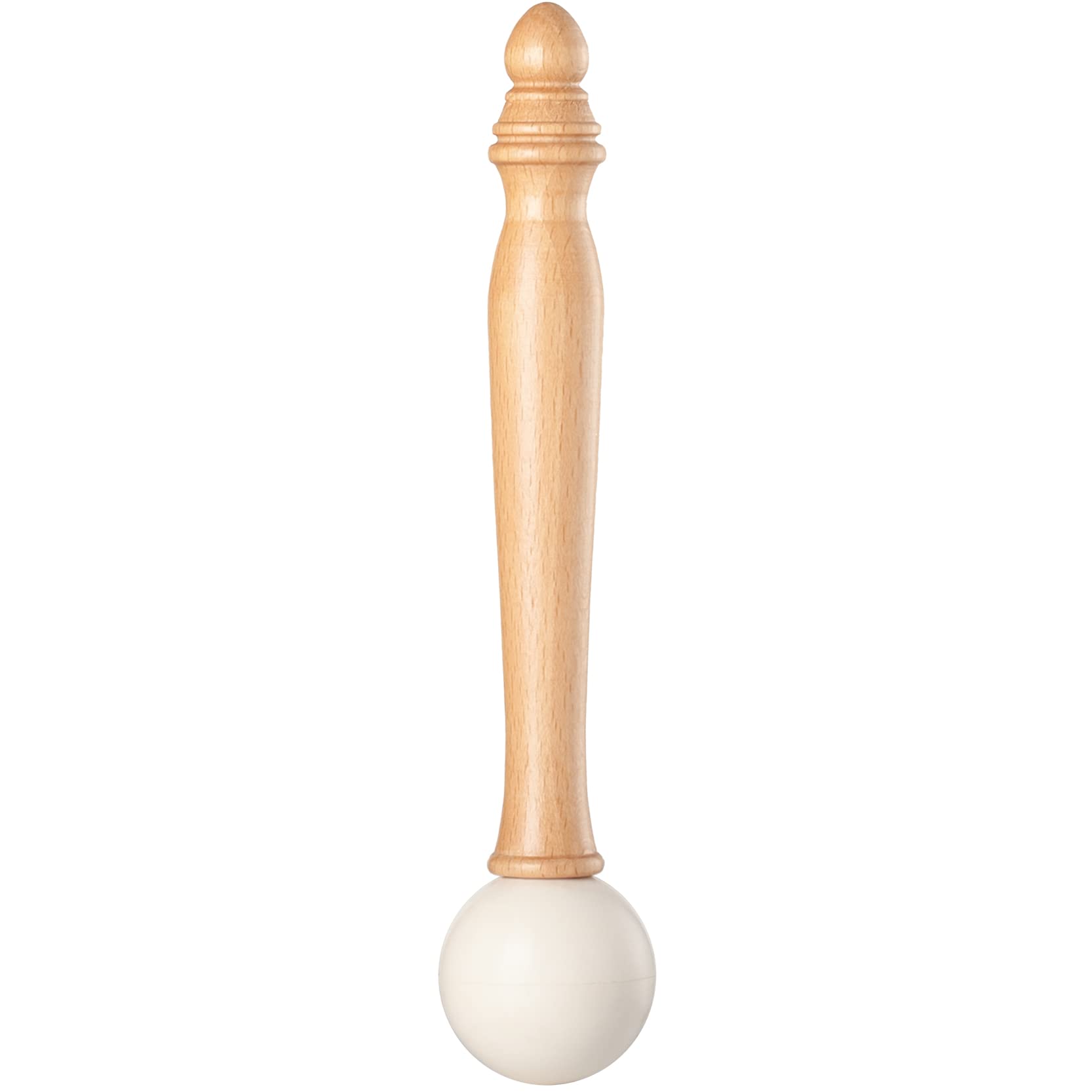 MEDITUNE Rubber Mallet for Crystal Singing Bowls (High Hardness Beech)