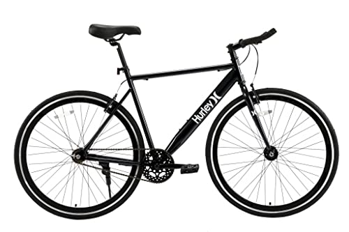 Hurley Cutback Single Speed Urban Road Bike (Charcoal, L / 21 Fits 5'8"-6'2")