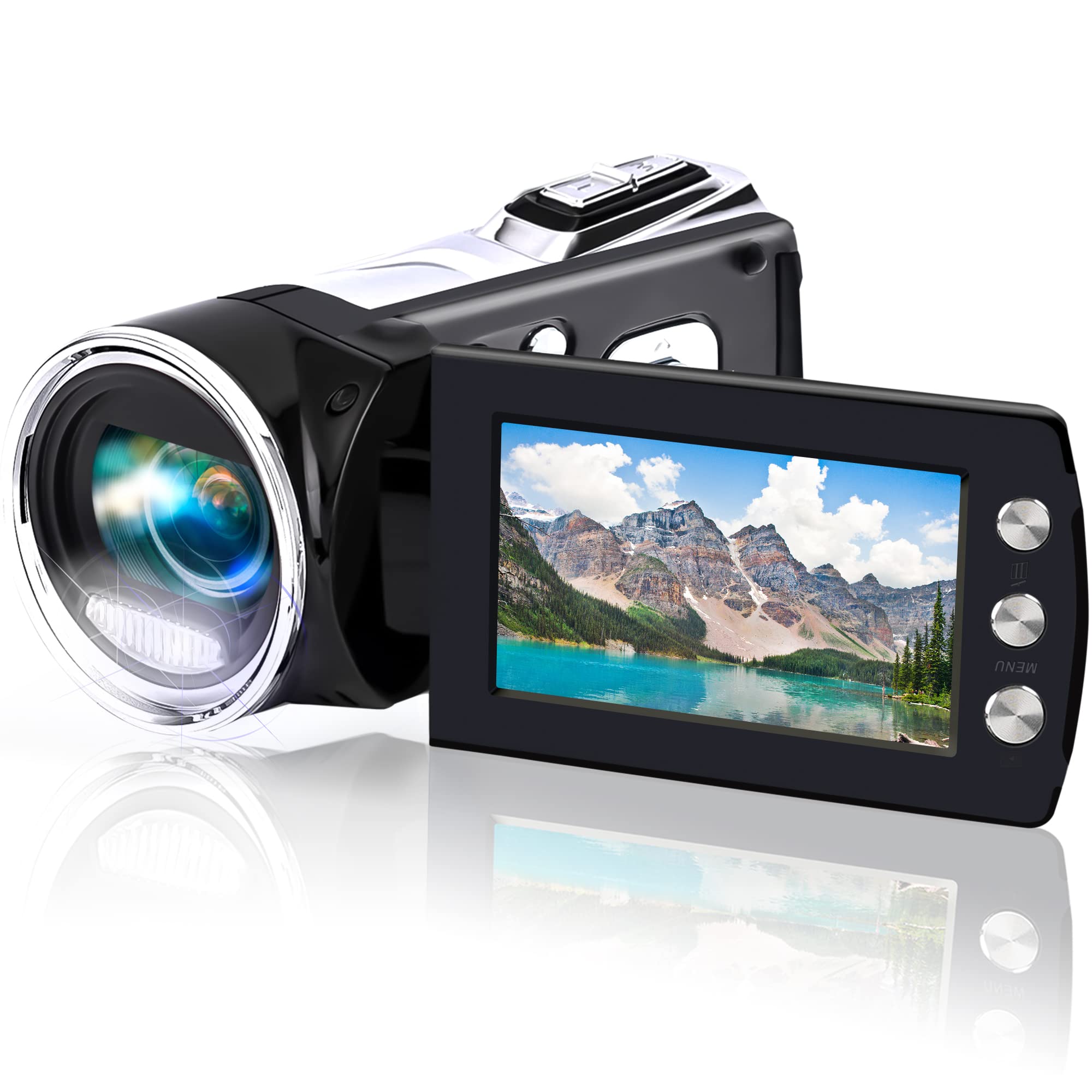 Heegomn Video Camera Camcorder 1080P 36MP Video Recorder Camera Vlogging Camera for YouTube TikTok Digital Camera Recorder Kids Camcorder with 2.8" LCD Screen,8X Digital Zoom for Teens Beginners
