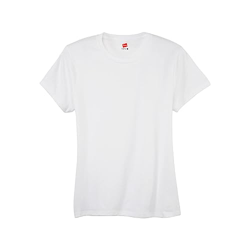Hanes womens Perfect-t Short Sleeve T-shirt fashion t shirts, White, Medium US