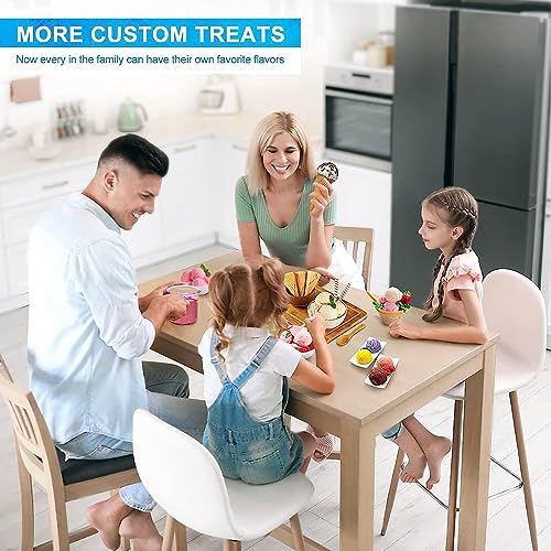 VRINO Creami Pints and Lids, for Ninja Creami Containers 4 Pack,16 OZ Ice Cream Containers with Lids Dishwasher Safe,Leak Proof for NC301 NC300 NC299AM Series Ice Cream Maker