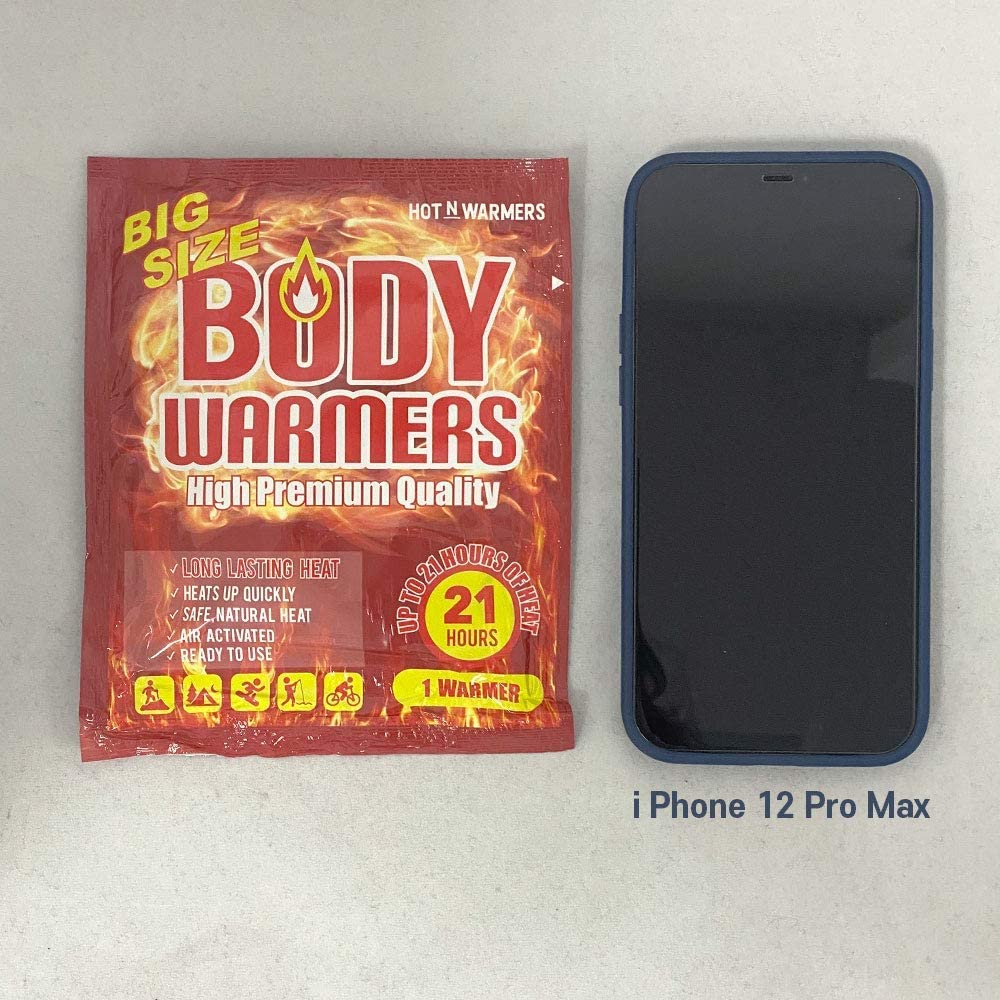 HOTnWARMERS Compatible for Hand & Body Warmers Long Lasting, Disposable (Body10 + Hand10Count)