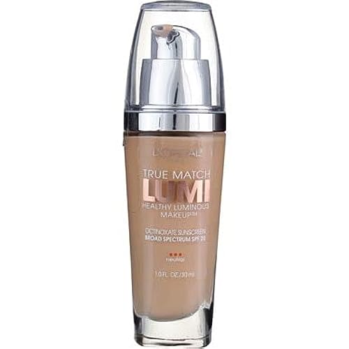 L'Oreal Paris True Match Lumi Healthy Luminous Makeup, N1-2 Soft Ivory Classic Ivory , 1 fl; oz.
