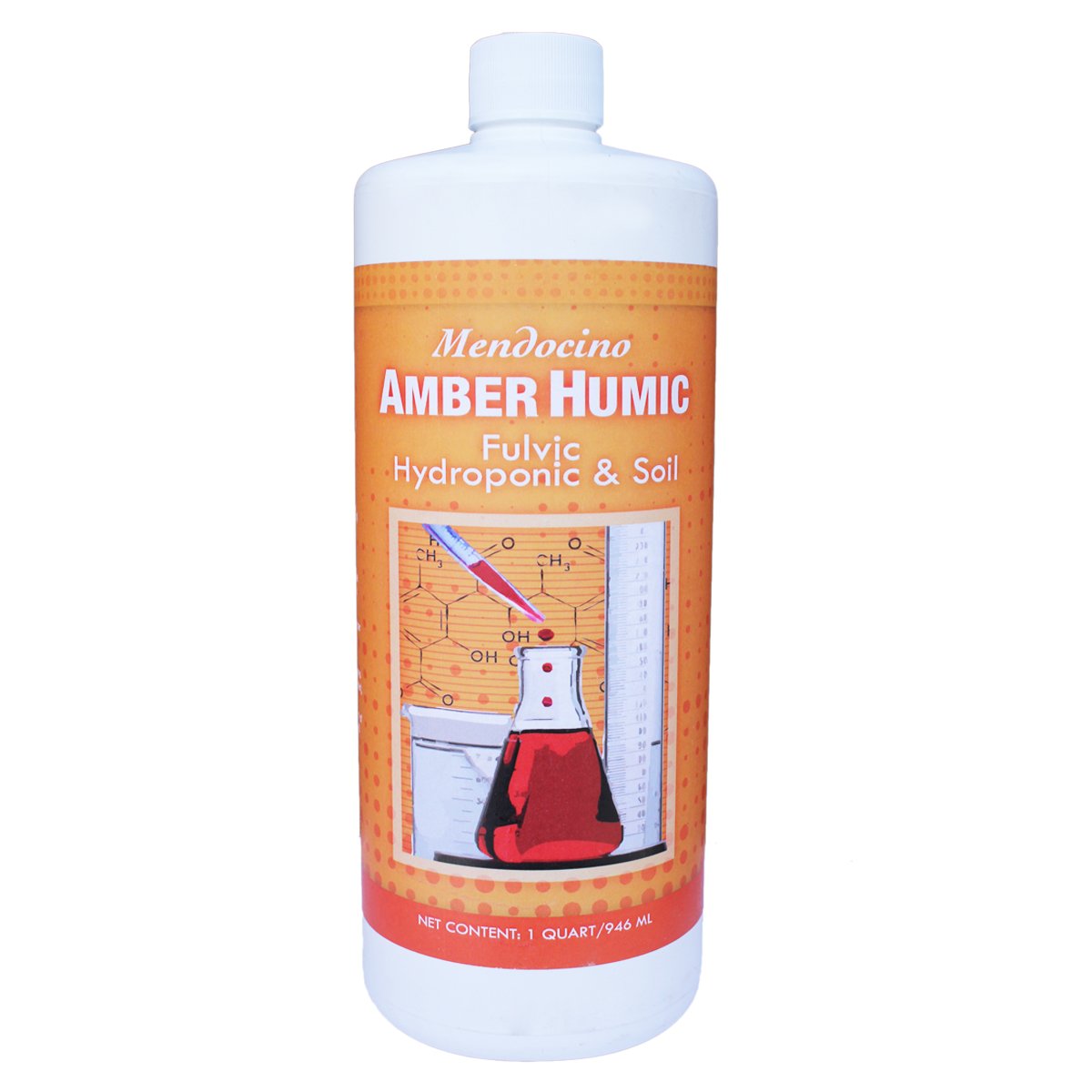 Grow More 5172 Mendocino Amber Humic, 1-Quart