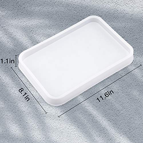 World Backyard Silicone Tray Mold,Rectangle Rolling Resin Tray Molds,Large Rolling Tray Molds for Epoxy Resin,Serving Tray Resin Molds with Edges,Resin Casting,DIY Jewelry Holder,Home Decorationā¦