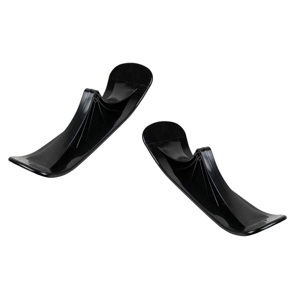 haixclvyE Snow Scooter Ski Sled, Ski Car Two-in-One Scooter Two-Wheel Sled Accessories Riding Tyre Replacement Parts Black