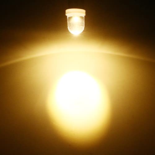 Keiurot GE44 47 756 755 Bulb for Pinball Machine light bulb Lamp 1893 1895 1847 Bulb BA9S DC 6.3V 6V Led Bulbs Warm White Pack of 20
