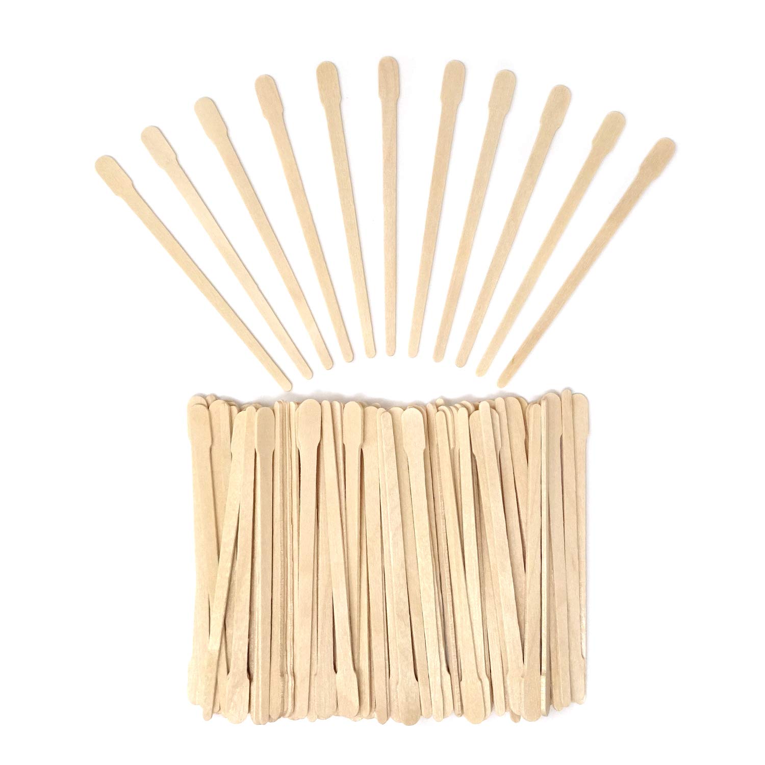 Honbay 400PCS Wood Wax Spatulas Applicator Sticks for Hair Eyebrow Removal