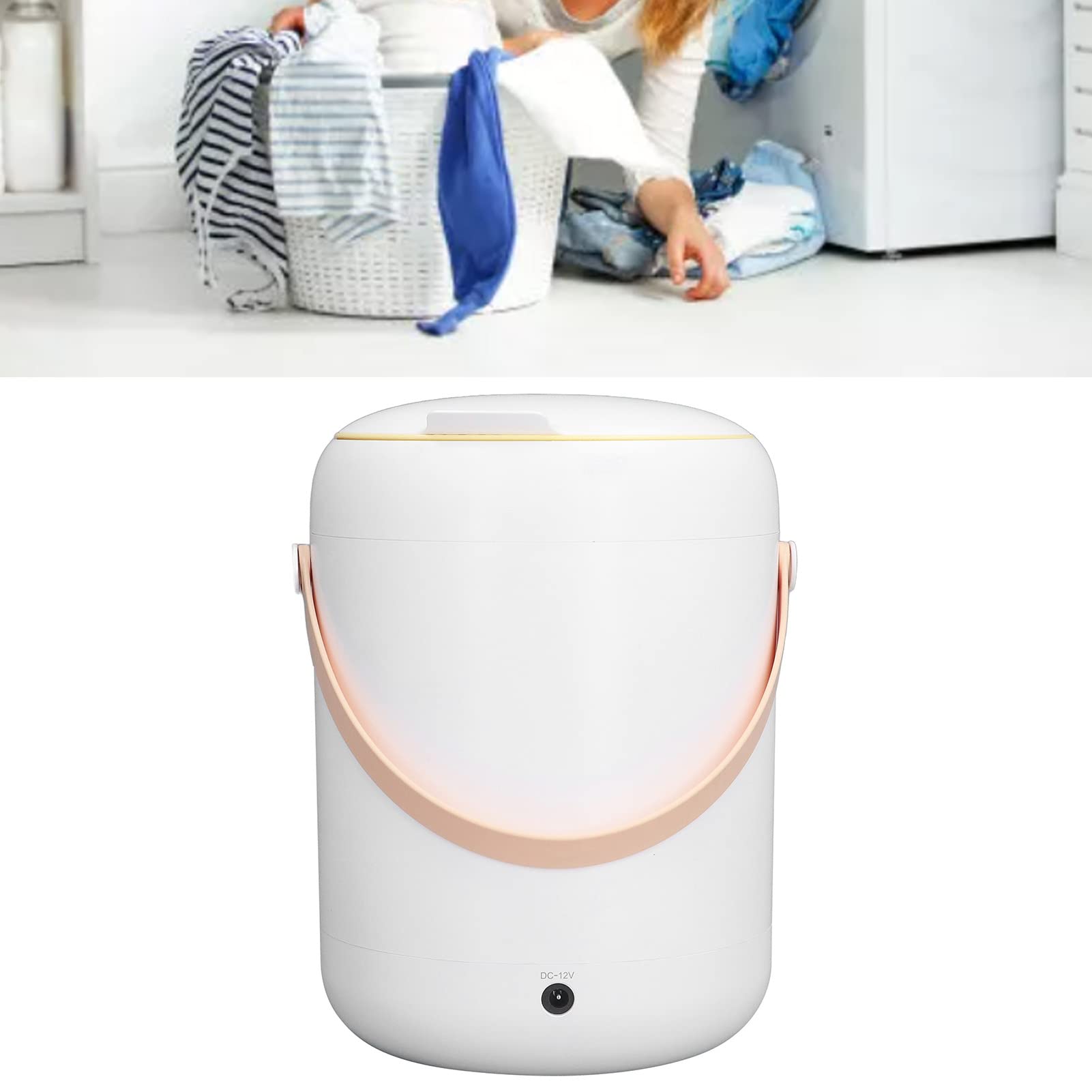 Headerbs Portable Washing Machine, Lavadora Portatil, Portable Washer, Mini Washing Machine, Intelligent Underwear Washer 3L Capacity US Plug 100β240V(Green)