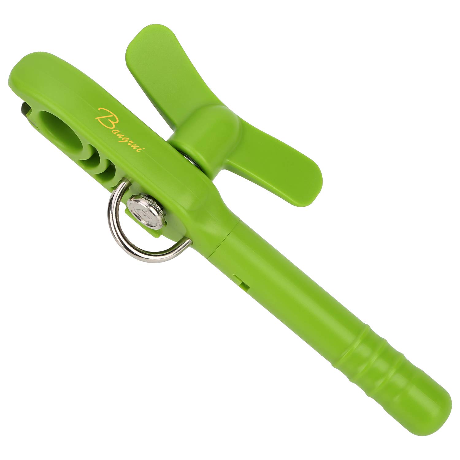 Home Kitchen Restaurant Safety Bottle Jar Wine Manual Can Opener&Bangrui Professional 4-in-1 Can Opener keeps smooth edges. With a corkscrew folded in the lever. Best Gadget for Kitchen Use (Green)