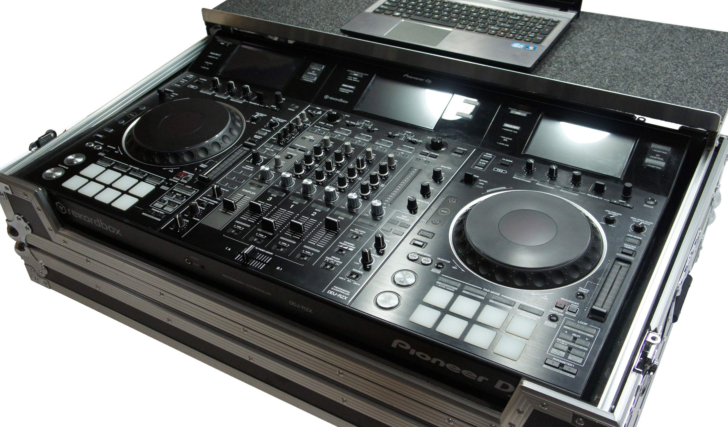 Harmony Audio HCDDJRZXLT Flight Glide Laptop Stand DJ Custom Case Compatible with Pioneer DDJ-RZX
