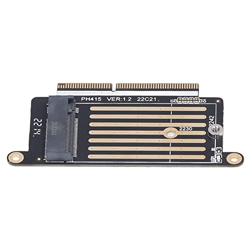 M.2 NVME SSD Converter Adapter Accessory Easy Install Practical Replacement Stuff Large SSD Converter Board PCB Applicable for Laptop