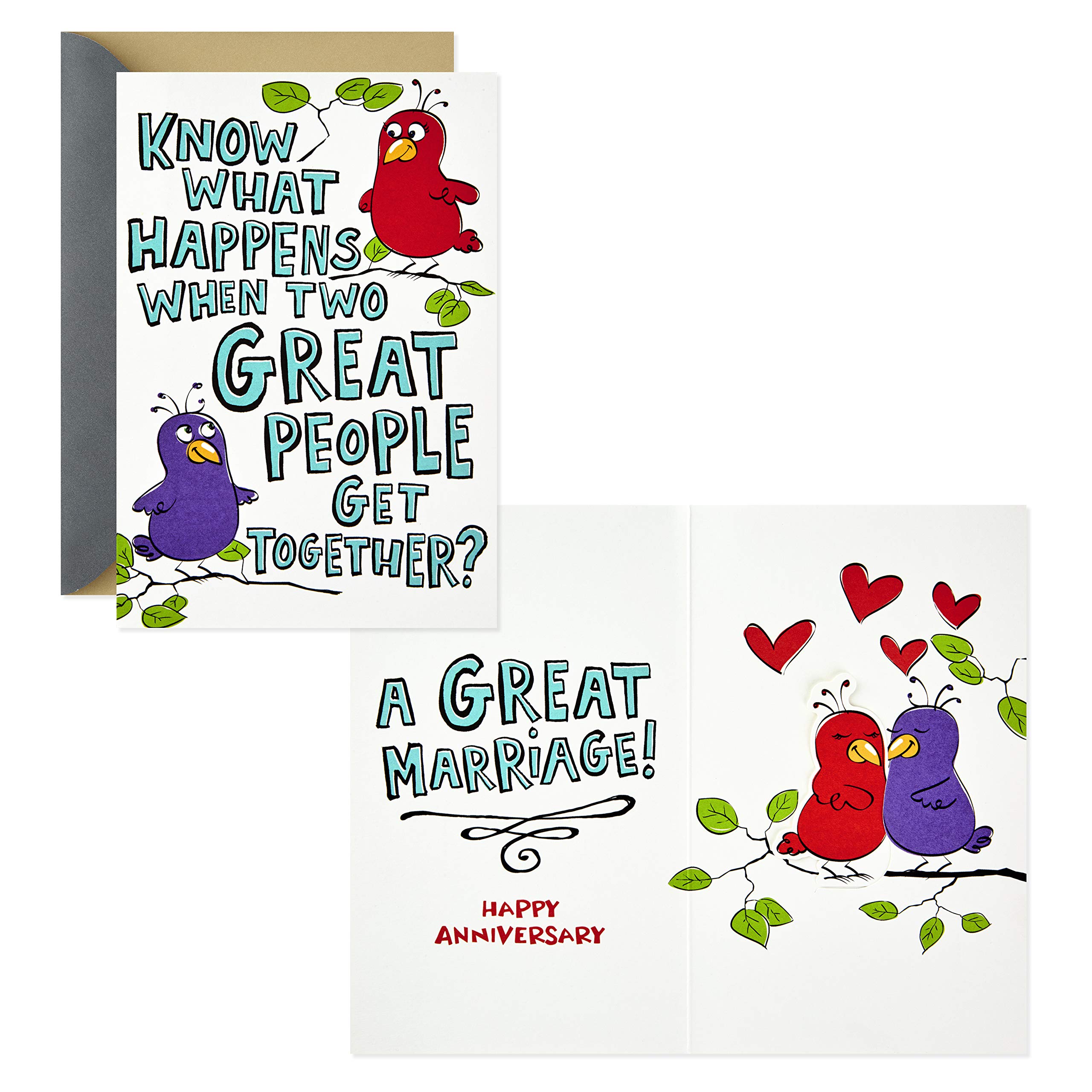 Hallmark Anniversary Card for Couple (Great Marriage)