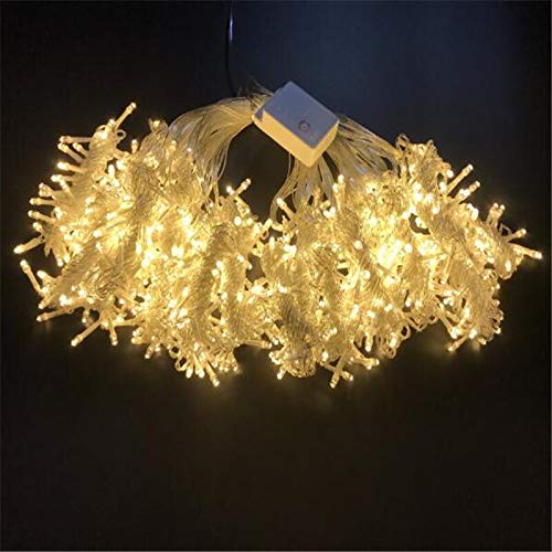 hhxiao String Light 62.5m 480led Curtain Fairy String Light Christmas Light Outdoor Home Garden Birthday Party Courtyard Wall Bedroom Decoration