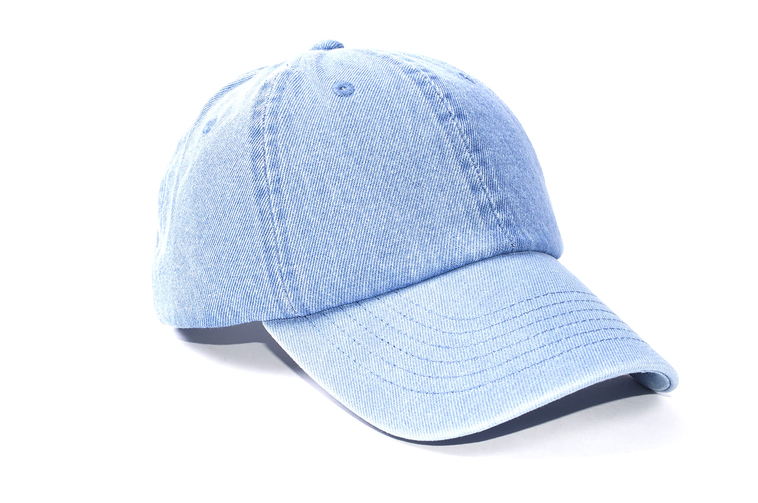 Jean Soft Comfort Casual Everyday Baseball Cap Women Surf Hat for Men Vintage Everyday Wear Low Crown Hat.(Surf Blue)