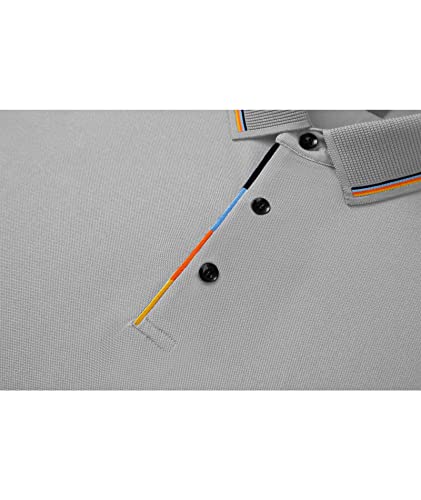 LLdress Polo Shirts for Men Golf Summer Casual Pullover Short Sleeve Golf T-Shirt, Grey M