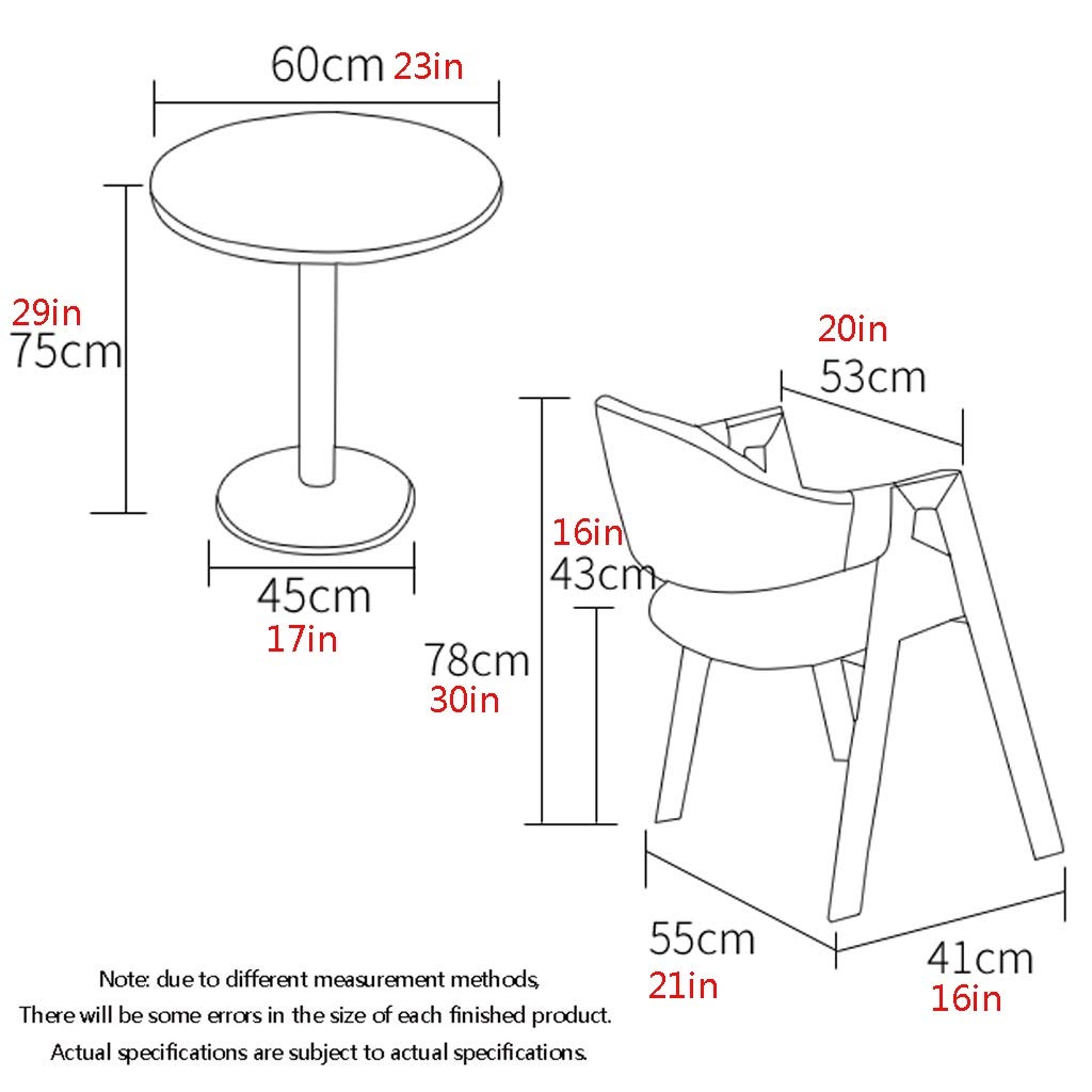 Home Table and Chair Combination Office Reception Leisure Tables and Chairs Balcony Kitchen Living Room Dining Table Modern Round Table Coffee Shop Meeting Room Tea Table Library Clothing Store