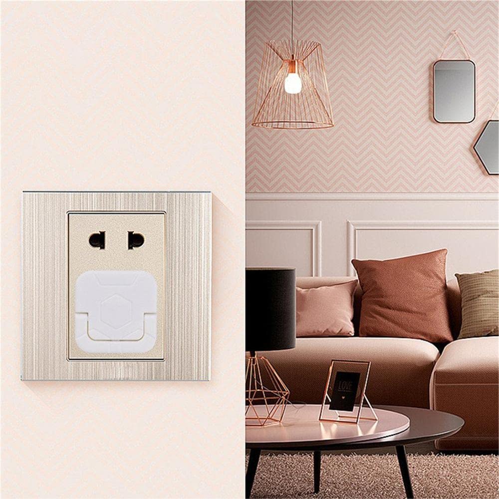 Outlet Covers Baby Proofing (60 Pack) Mulaibdin Safety Socket Covers for Child, Electrical Outlet Protectors with Hidden Pull Handle, No Easy to Remove by Children Outlet Cap for 2/3-Prong